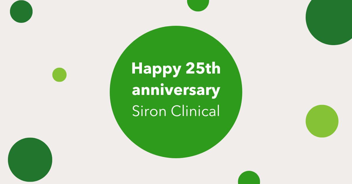 Celebrating 25 Years of Expert Clinical Trial Support - Siron Clinical